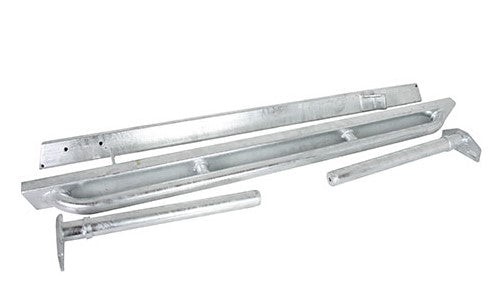 Galvanized Side Steps - Rock Slider - With 3 bars (TF810GAL)